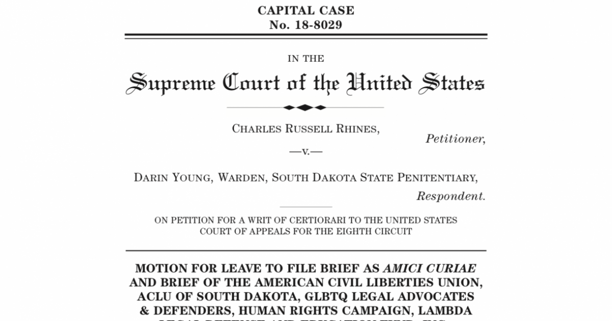 Motion For Leave To File Brief As Amici Curiae Lambda Legal Legacy