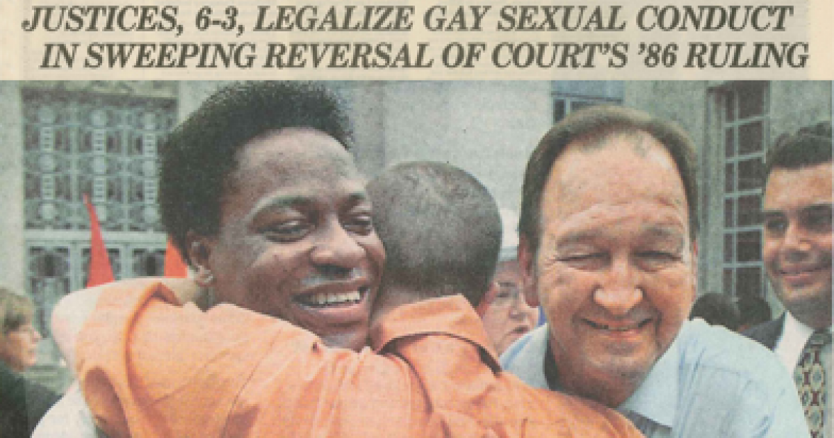 Supreme Court Will Issue Decisions on DOMA & Prop 8 Cases on 10th Anniversary of Lawrence ...