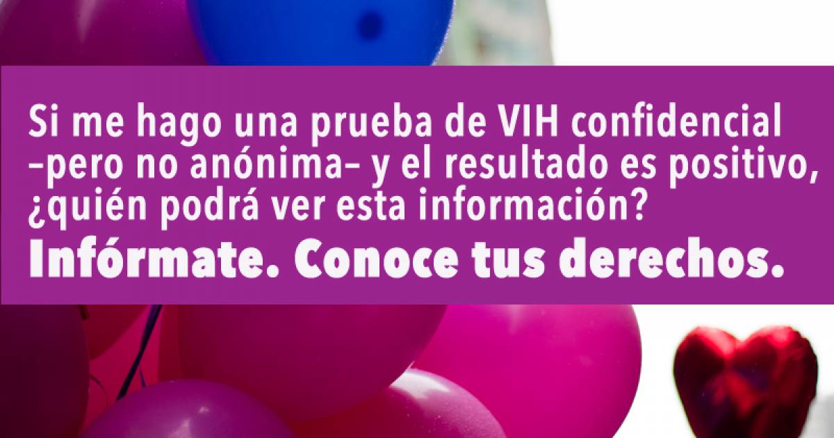 Infórmate sobre la prueba del VIH | Lambda Legal Legacy